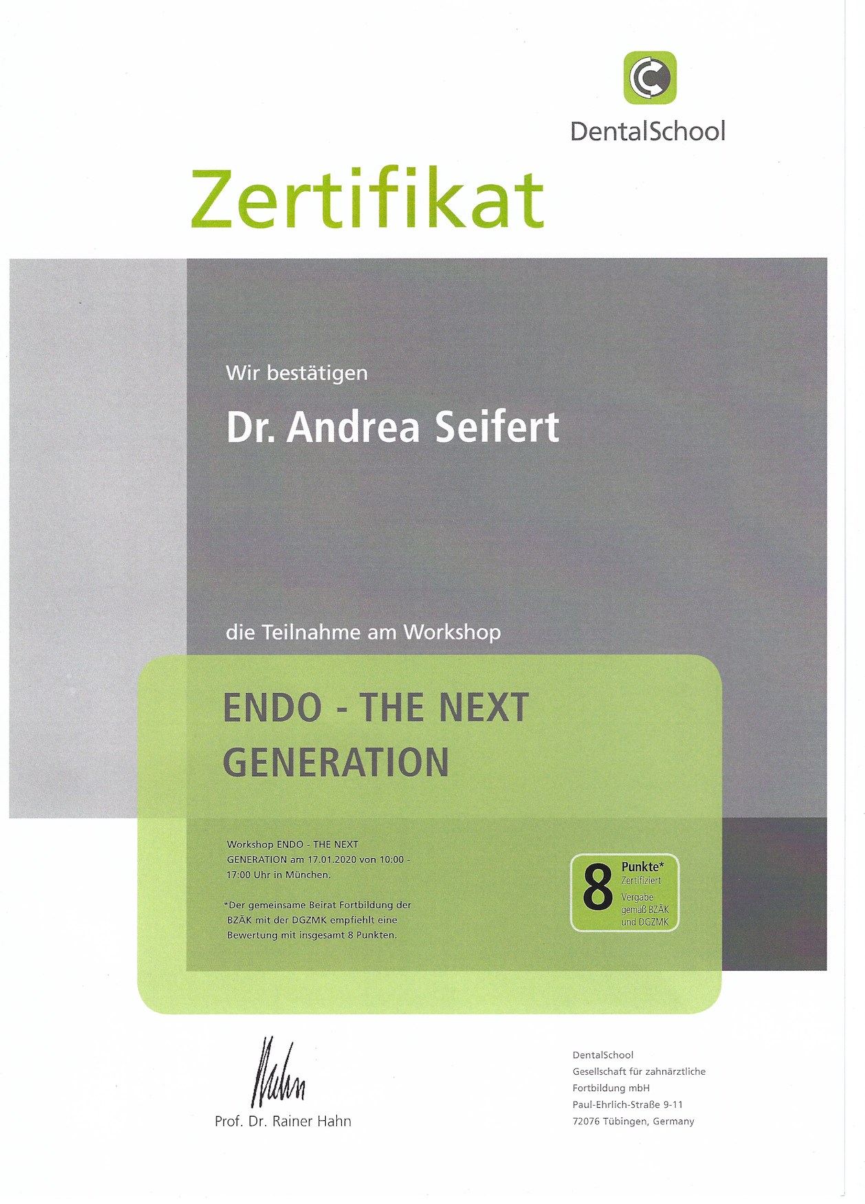 Dr. med. dent. Andrea Seifert - Zahnarztpraxis am Sendlinger Tor Dr ...